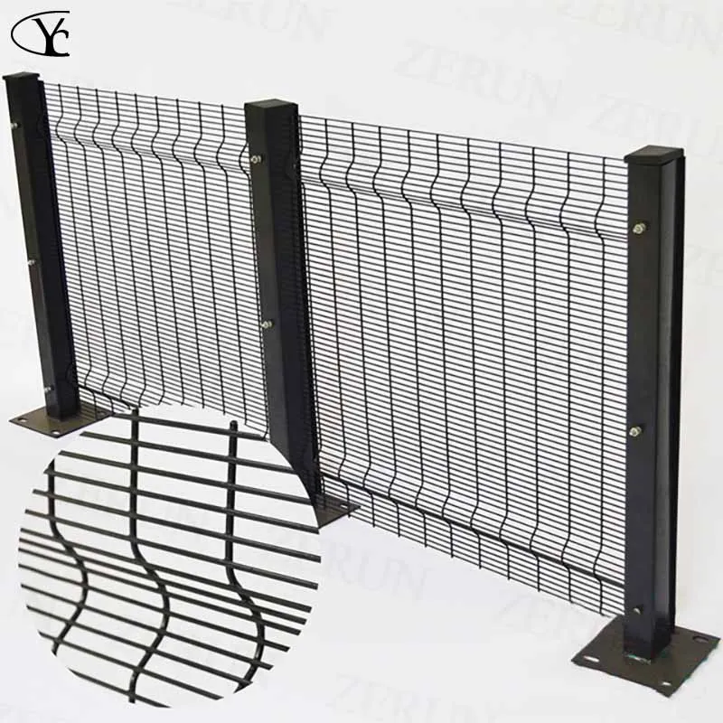 Airport Railway Prison Security Fence High Perspective High Security ...