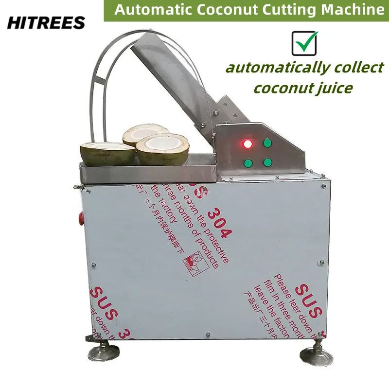 Fully Electric Coconut Cutting Machine - Automatic & Efficient