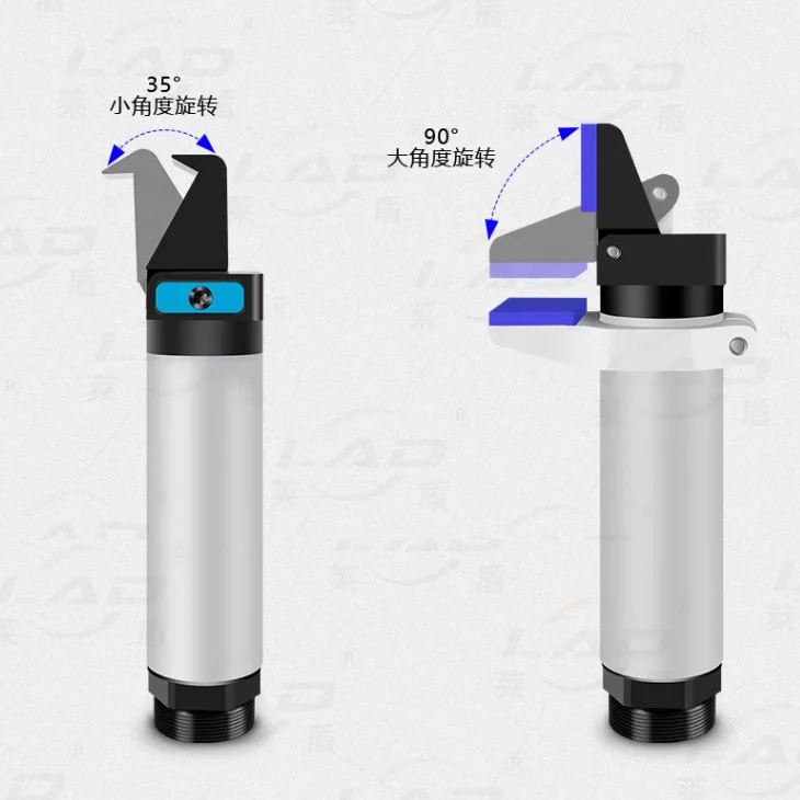 One Finger Angular Pneumatic Air Grippers Finger Gripper Price - Buy ...