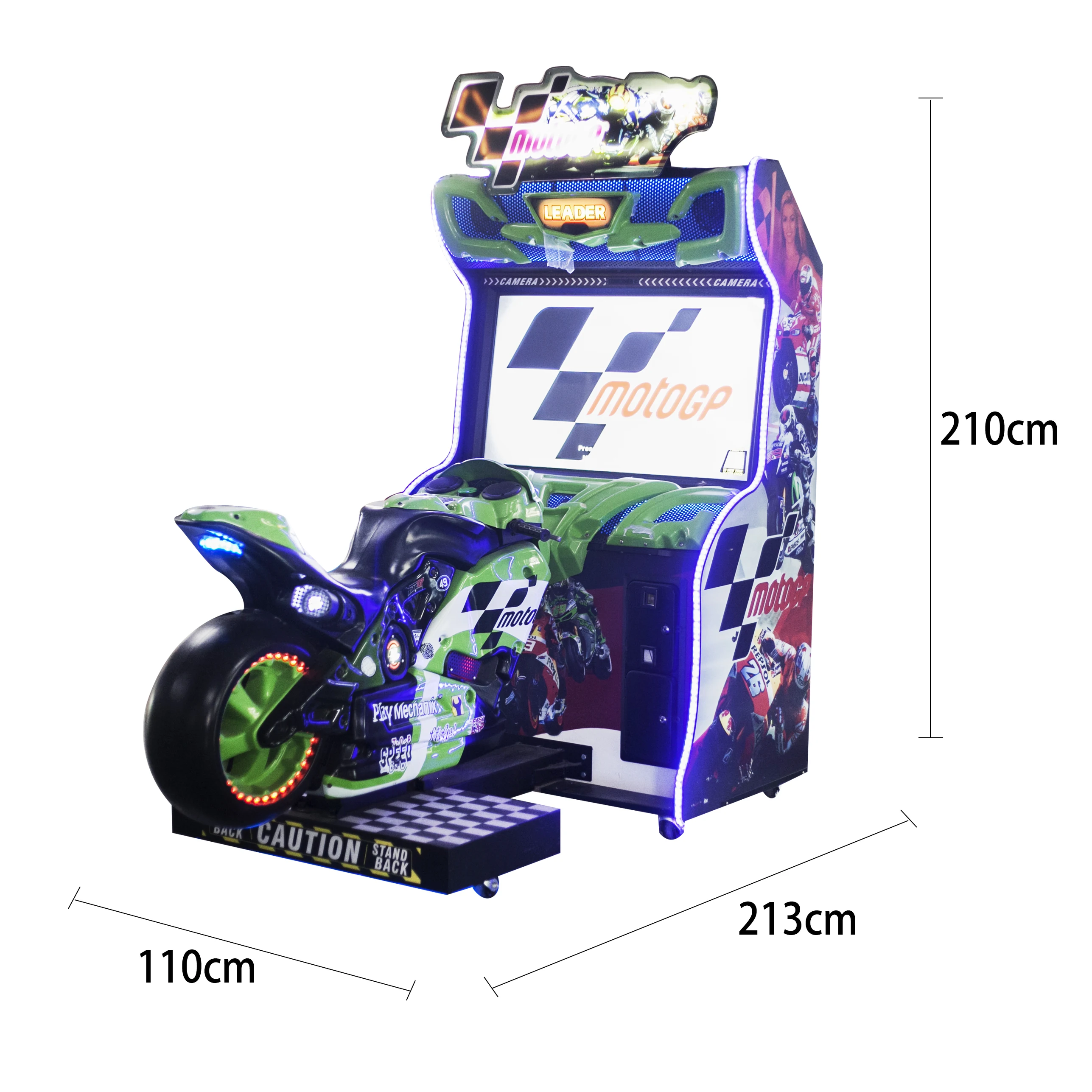Colorful Park Moto GP Simulator - Racing Game Machine