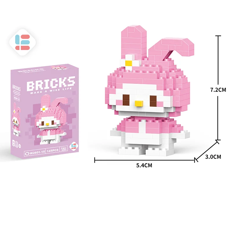 Hot Sale Diy Mini Cartoon Character Building Block Sets For Kids Gifts ...