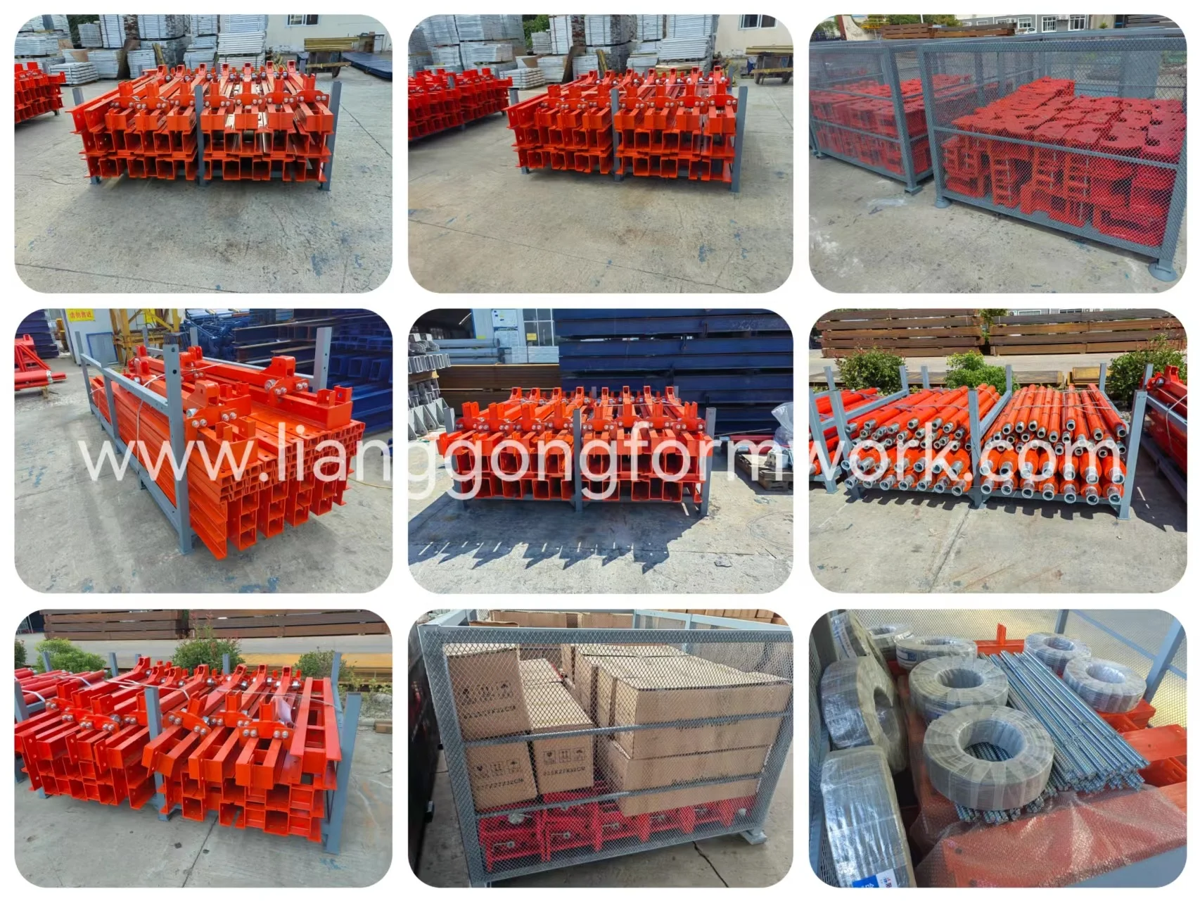 Reusable Steel Formwork for Concrete Casting in Civil Engineering