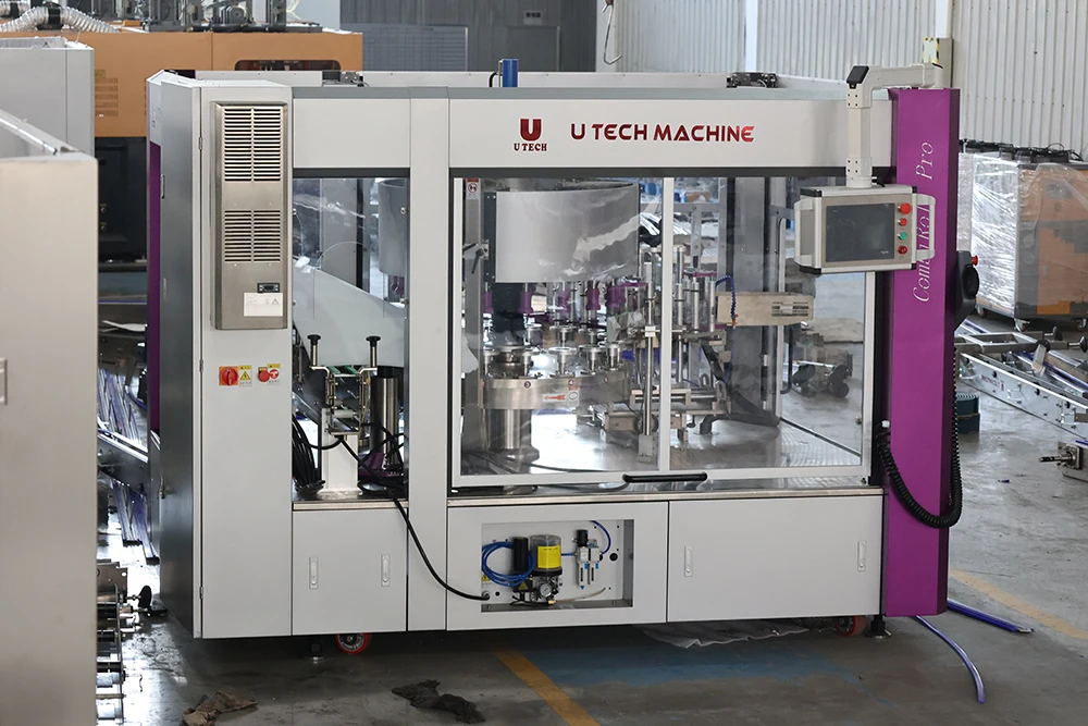 High Speed Hot Melt Glue Labeling Machine Opp Wrap Around Label Machine ...