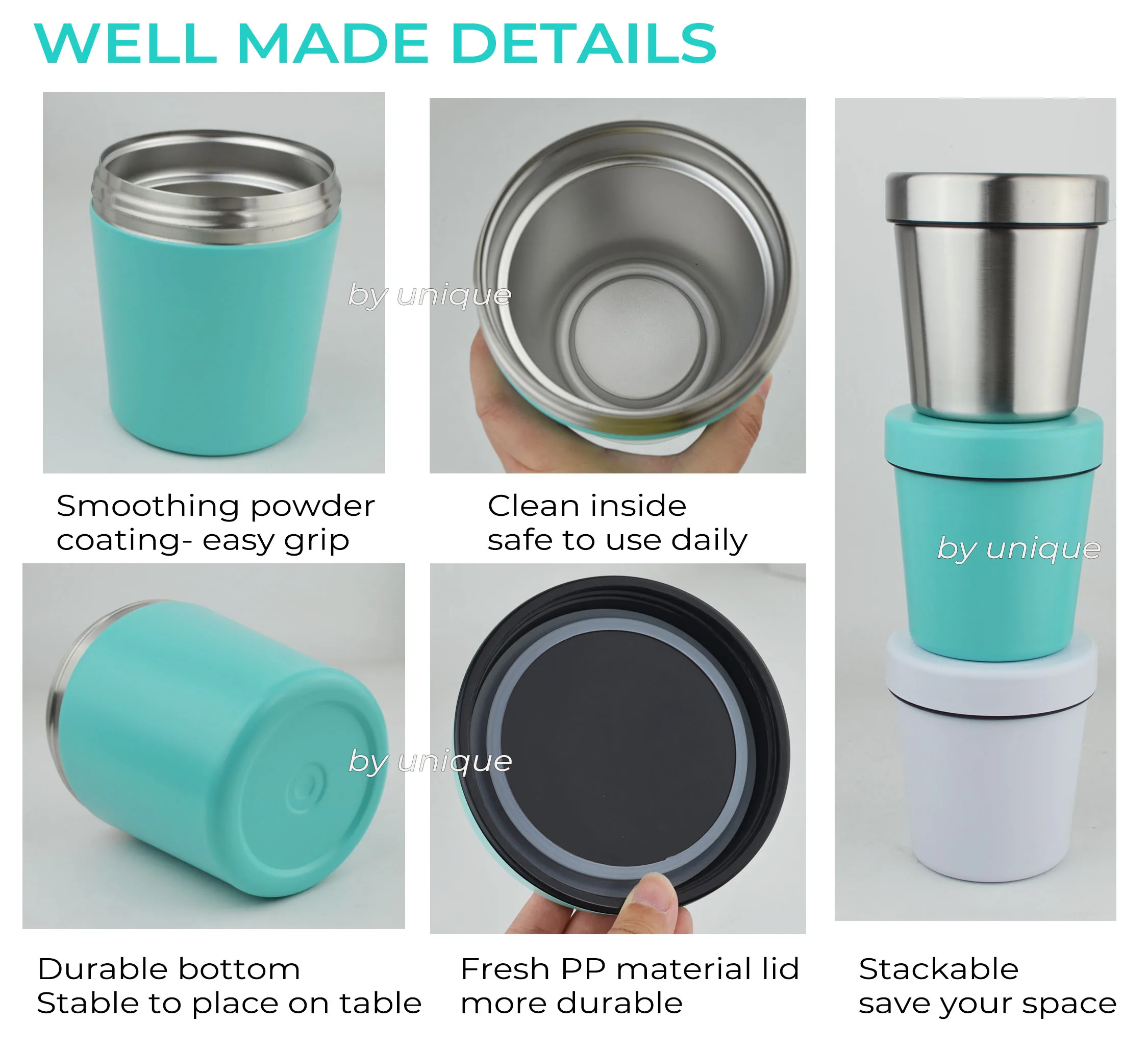 Double Wall Stainless Steel Thermos for Ice Cream Cooling