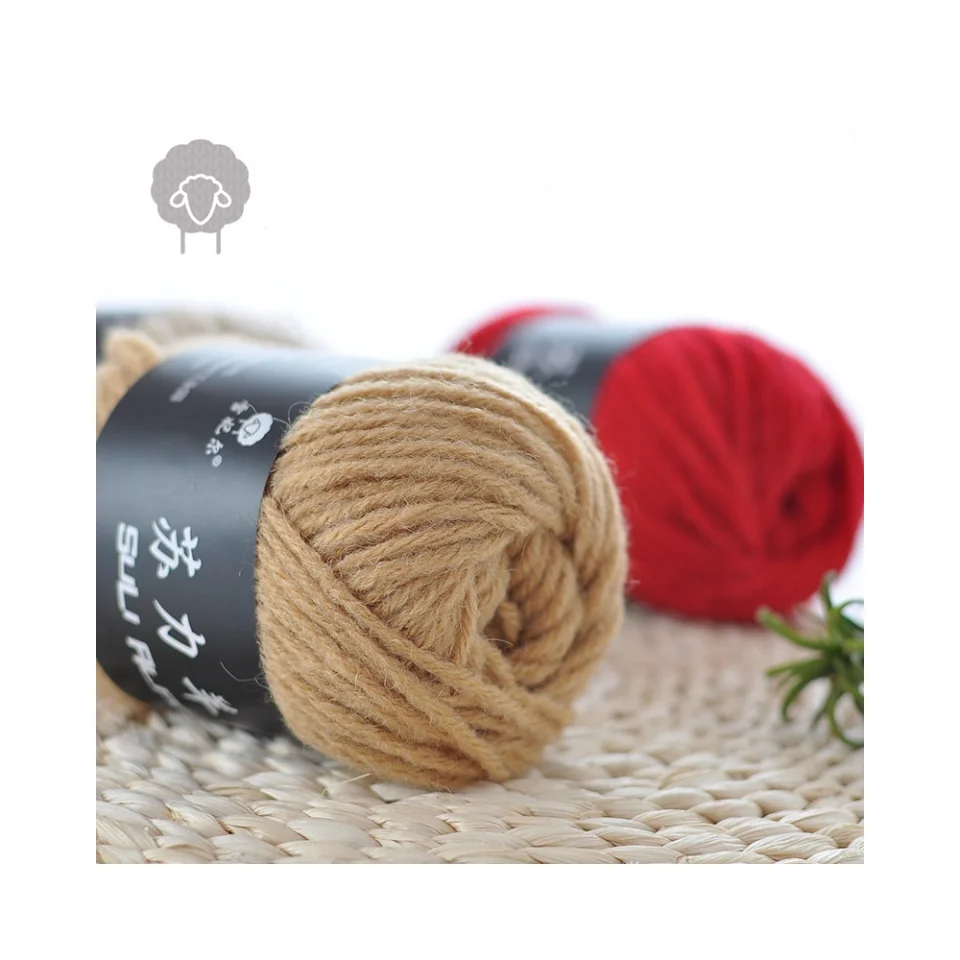 25% Alpaca 25% Wool 50% Acrylic Wool Hand Knit Stick Scarf Yarn - Buy Sheffield Sully Alpaca ...