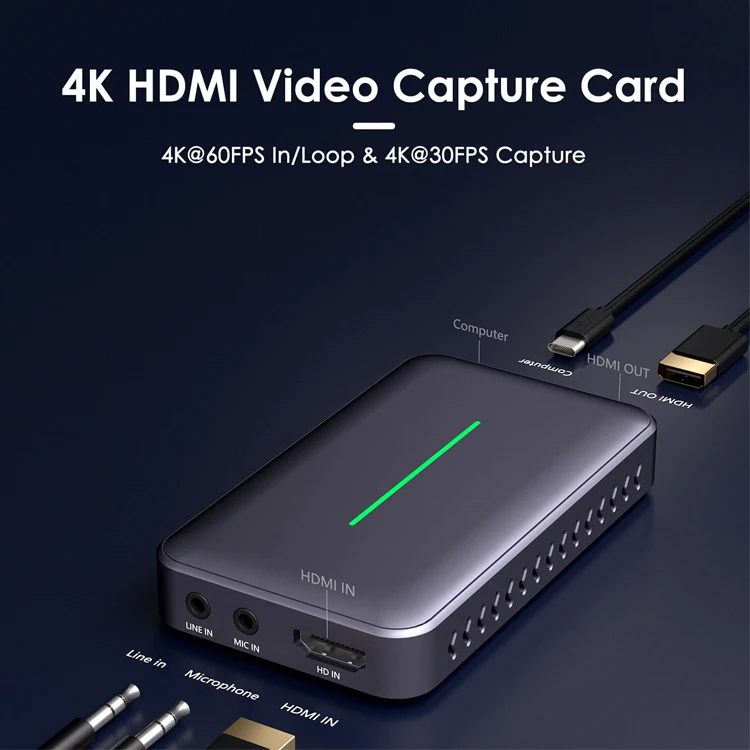 Hdmi Video Capture Card Usb C New Upgrading Rgb Formart Seamless ...