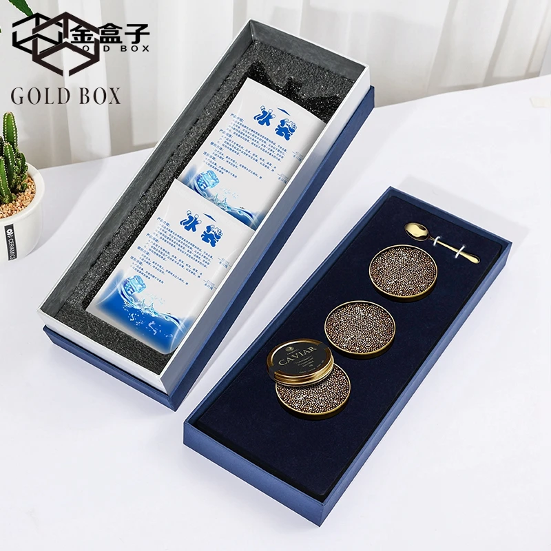 Luxury Paper Packaging - Caviar Box for Hotel Restaurant