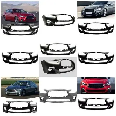 For Infiniti Q50 Q50S Fiberglass Front Bumper Upgrade LB GTR Body Kit ...