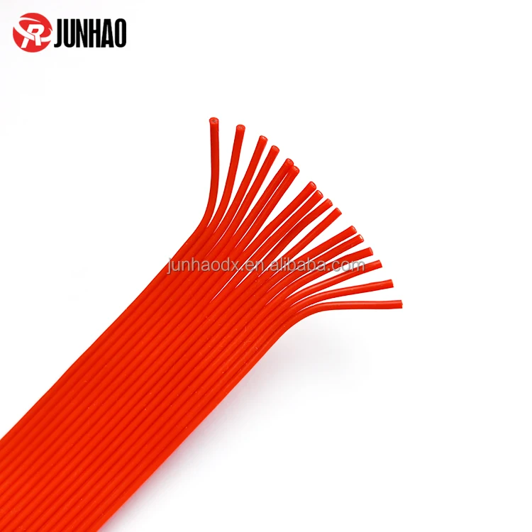 Customized 16pin Silicone Wire 22AWG 24AWG 26AWG Flat Ribbon Cable ...
