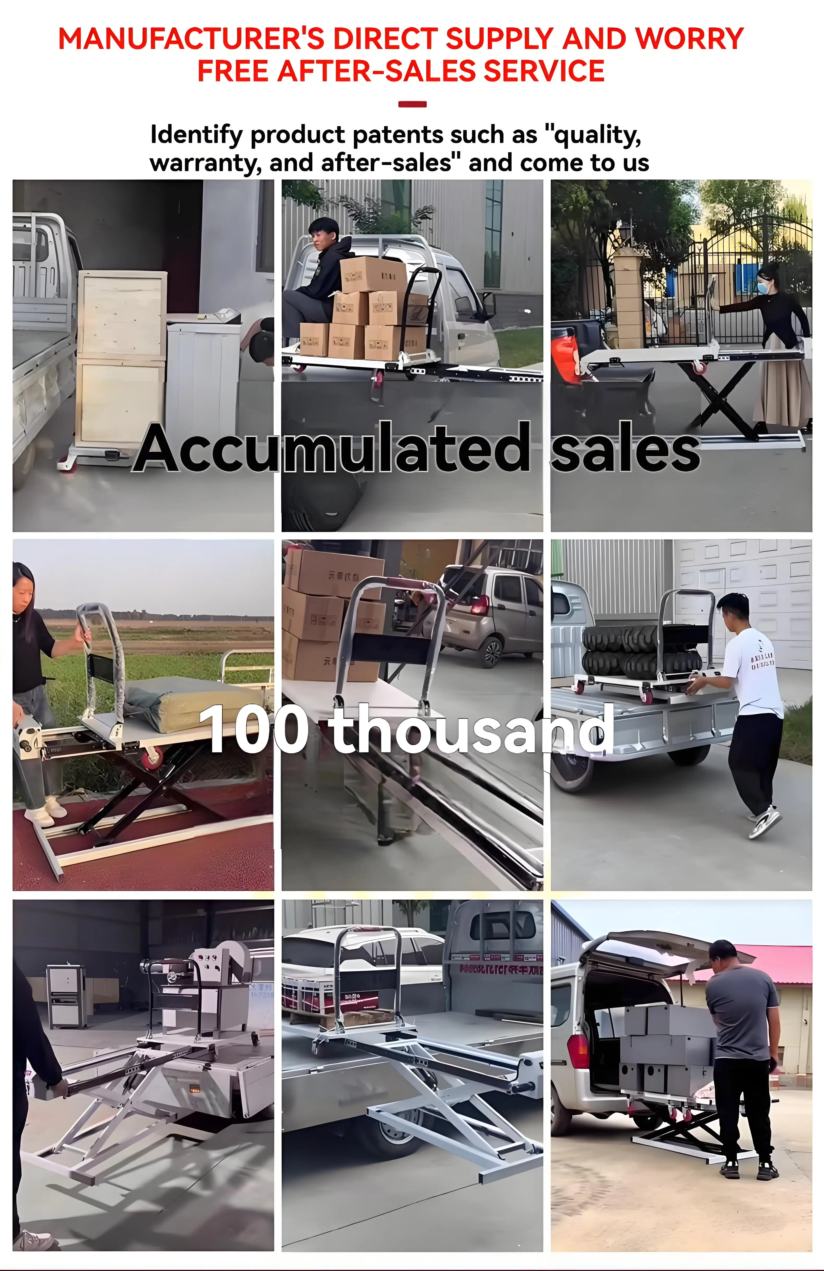 Portable Electric Self-Loading Trolleys - Hydraulic Lifts