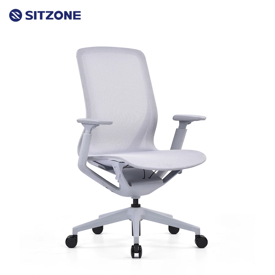 Sitzone Revolving Guest Manager Swivel Ergonomics Mid Back Executive ...