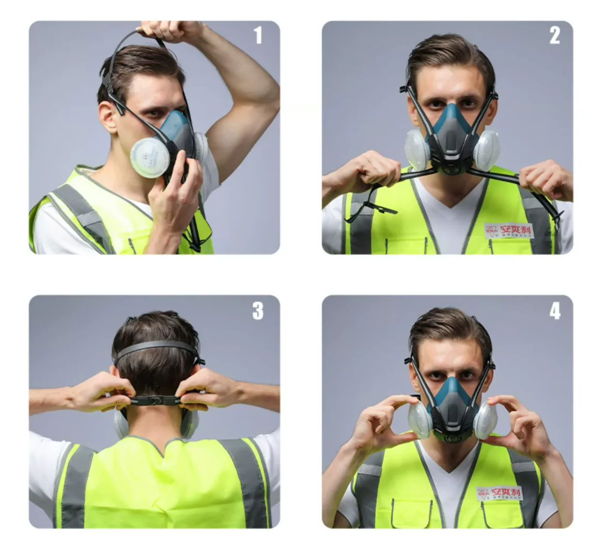 Coal Mine Welder Respiratory Chemic Respirator Personal Protective ...