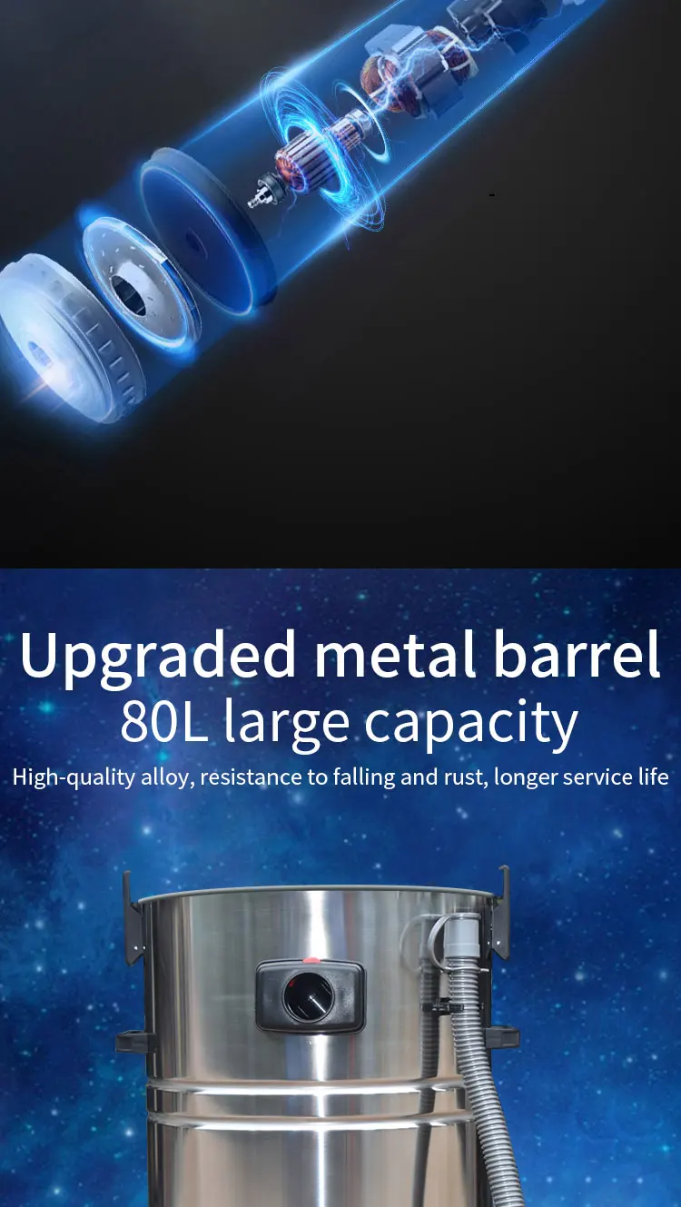 Industrial Vacuum Cleaner - 3000 Watt High Power Suction