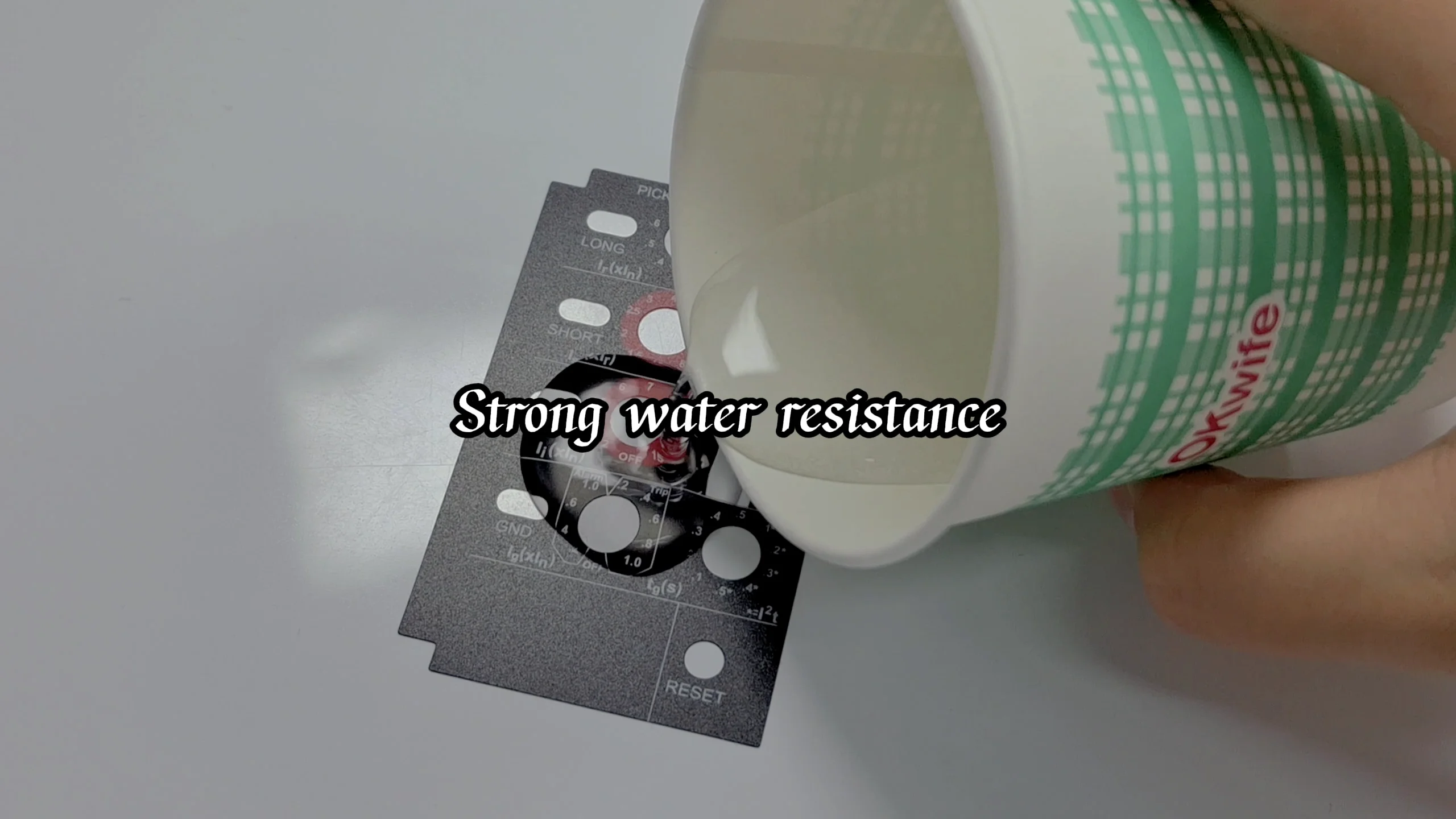 Custom Brand Silk Screen Printing Plastic Waterproof Pc Polycarbonate ...