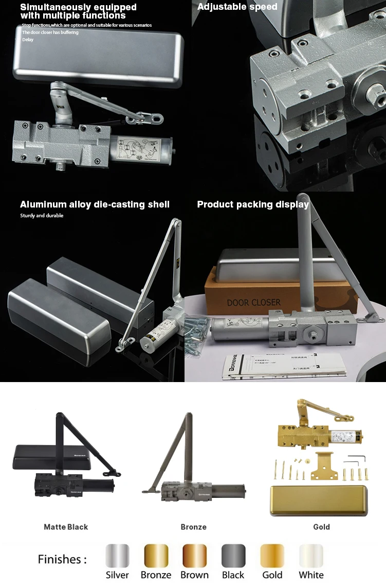 Soft Close Fire Heavy Duty Hydraulic Commercial Sliding Auto Arm ...