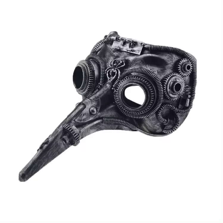 Cyborg Steampunk Plague Doctor Bird Beak Mask Venetian Mask Long Nose ...