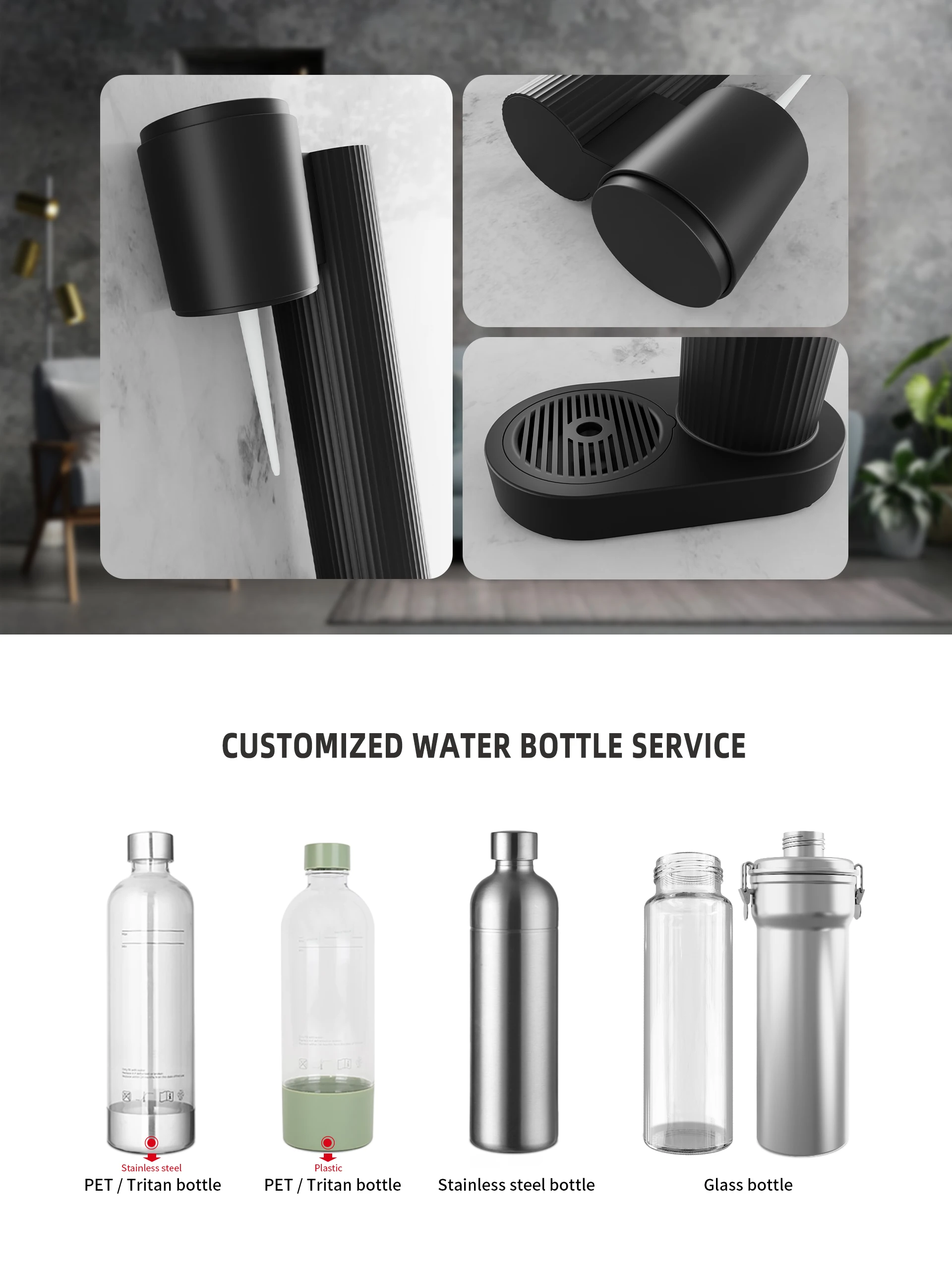 Small Metal Instant Water Stream Soft Drink Portable Soda Maker Machine ...
