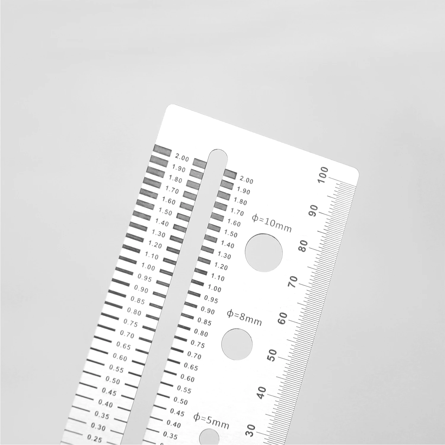 MEASPRO Stainless Steel Crack Check Scale/gauge - 1 Year Warranty
