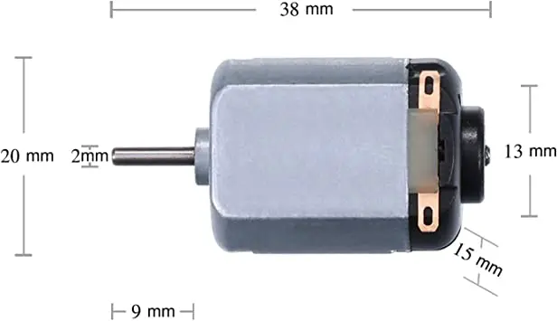 Mini Electric Hobby Motor - 25000 RPM Powerful Propeller