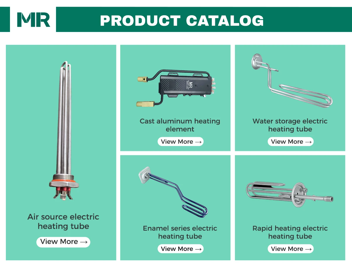 220V 3KW Round Tubular Heater Air PUMP Electric Water Heater Spare ...