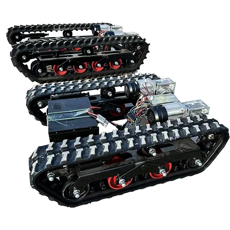 500kg 1000kg Rubber track chassis with remote control| Alibaba.com