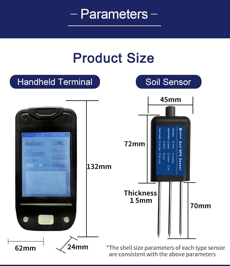 RS485 Modbus Handheld Data Collector for Soil & Enviro Monitoring