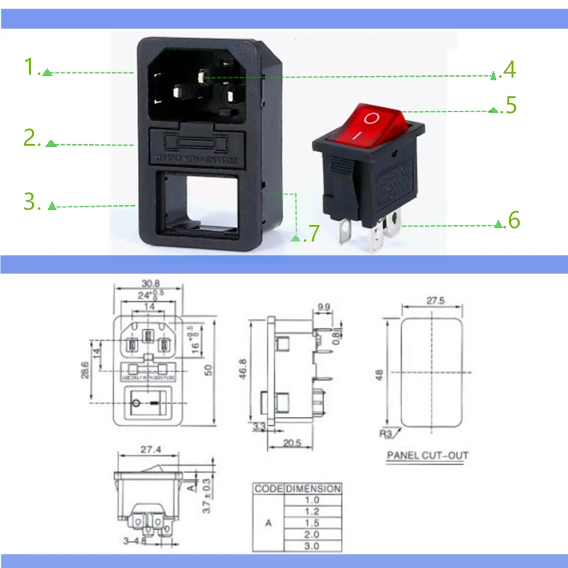 IEC C8 Input Socket AC - Reliable AC Power Solutions
