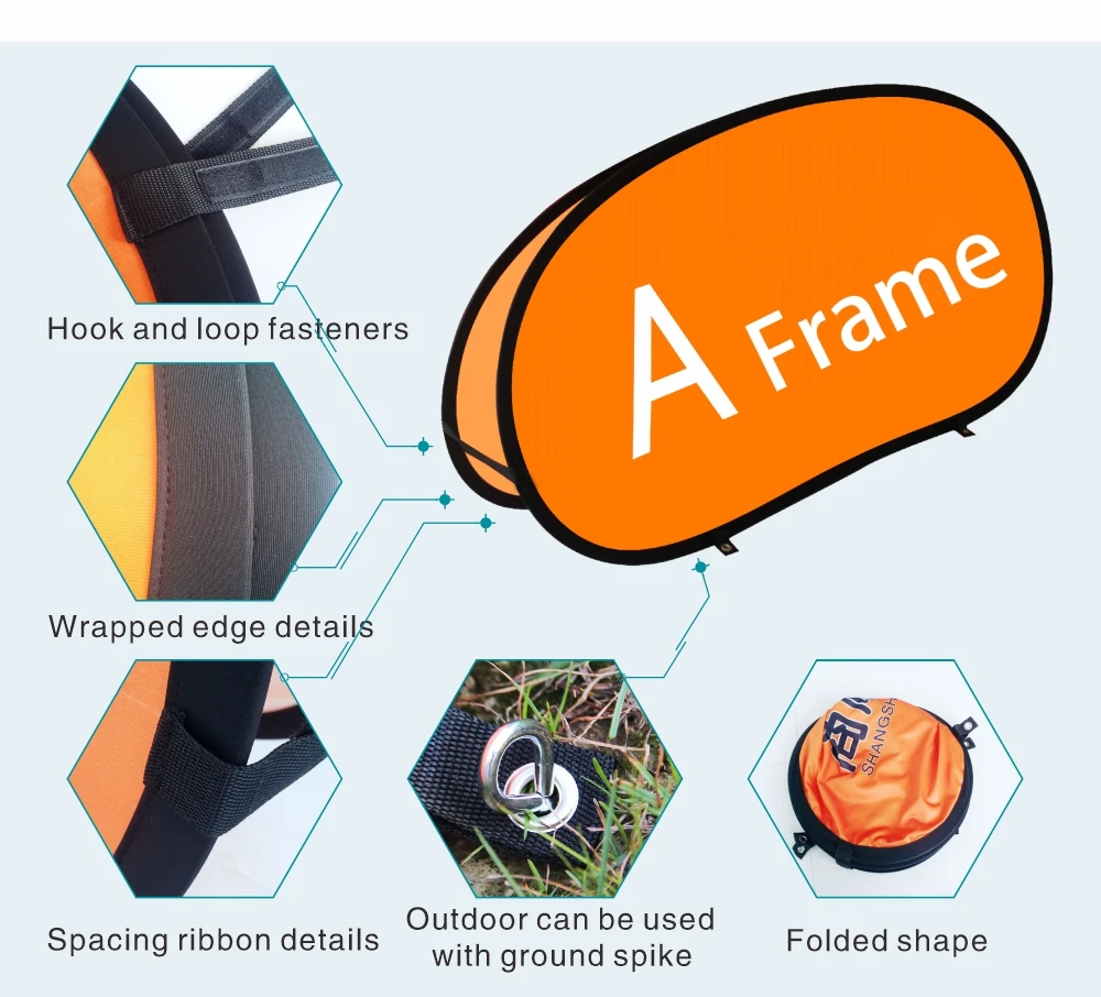 Customizable Pop up A Frame Banner - High Quality Outdoor Display