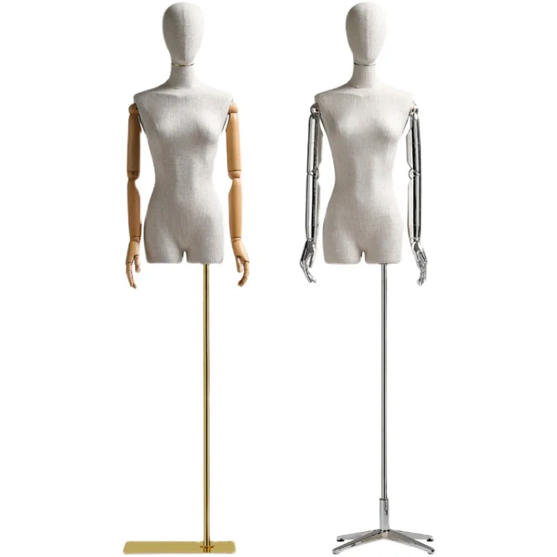 Clothing Store Half-body Mannequin Rack Human Doll Display Rack High ...