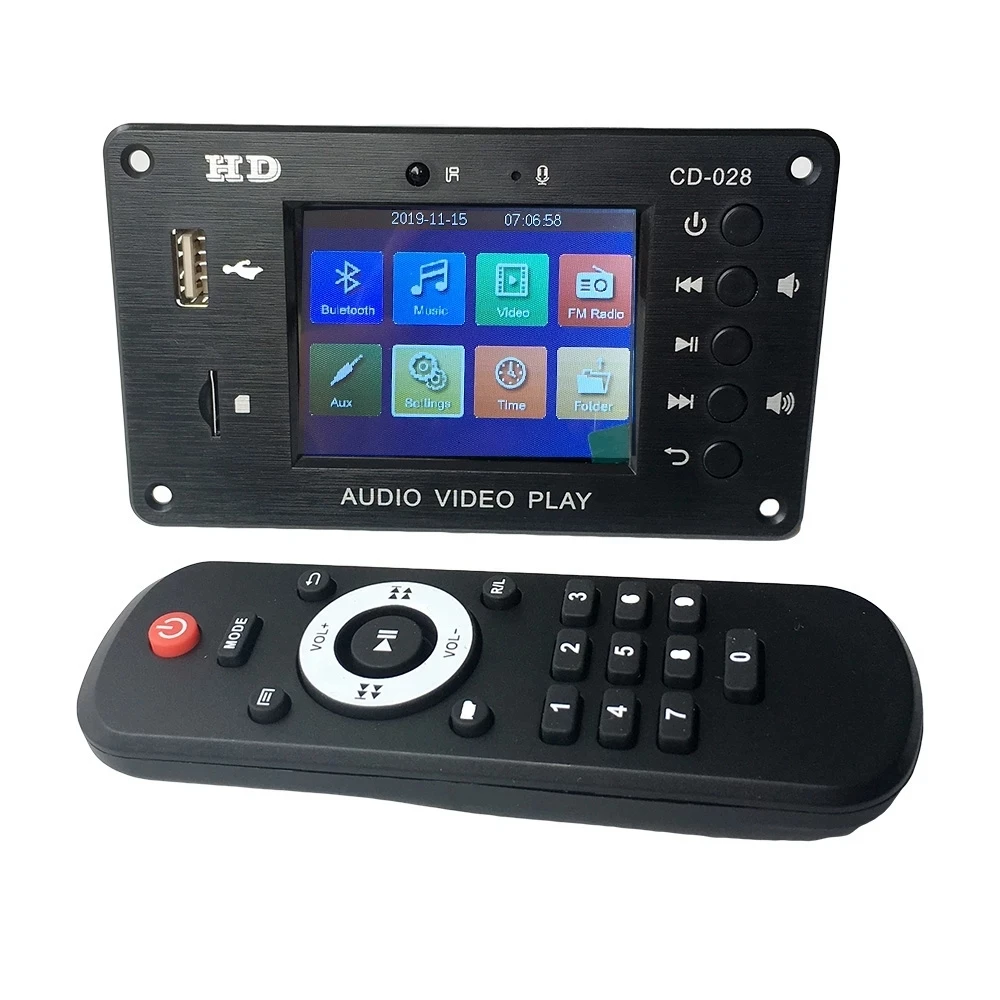 Mp3 Decoder Board 5.0 Stereo Audio Receiver Hd Video Player Flac Wav ...