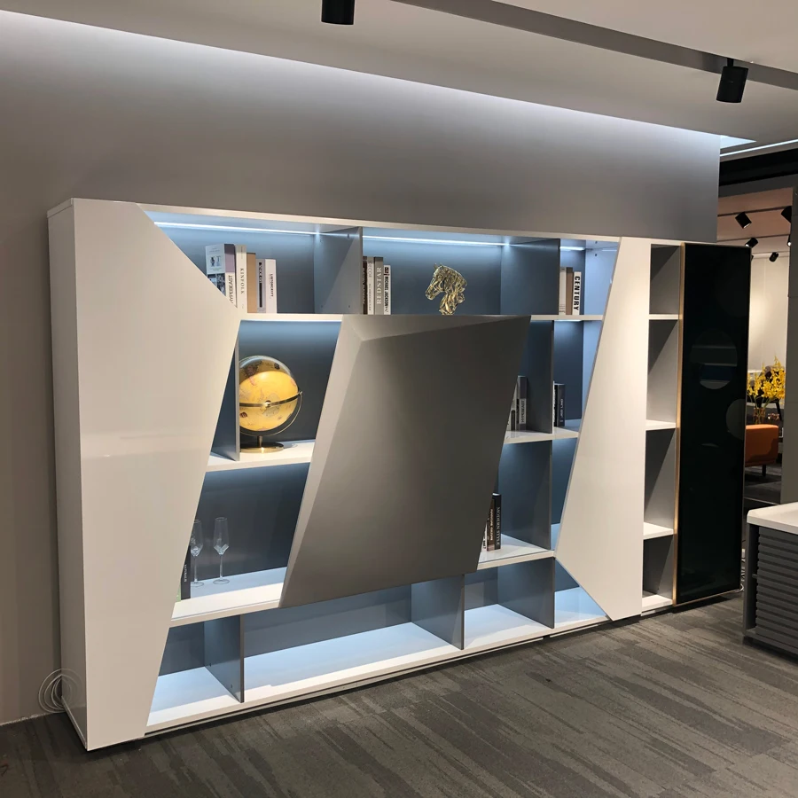 White Wooden Office Furniture - Smart Storage Solutions