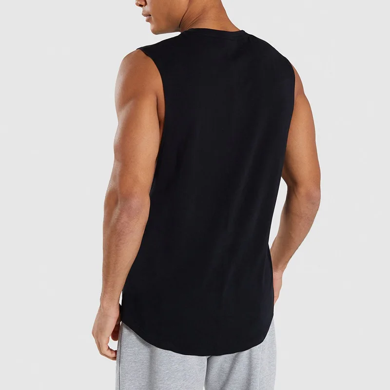 Factory Custom Men Activewear Muscle Bodybuilding Tank Top Gym Running ...