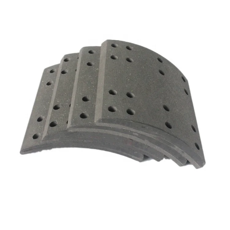 Sample Free Brake System Heavy Truck Trailer Axle Brake Shoe Lining ...