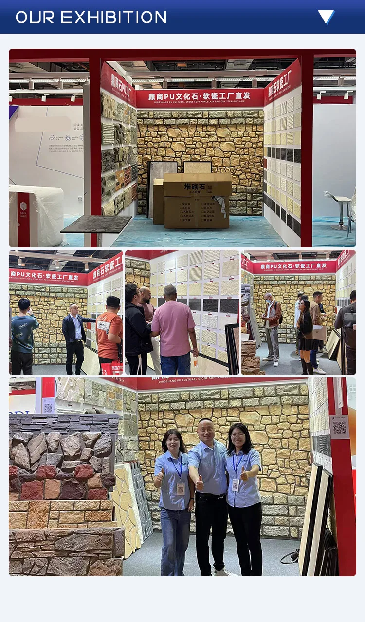 Flexible Stone Wall Panel Easy Installation Natural Texture Interior ...