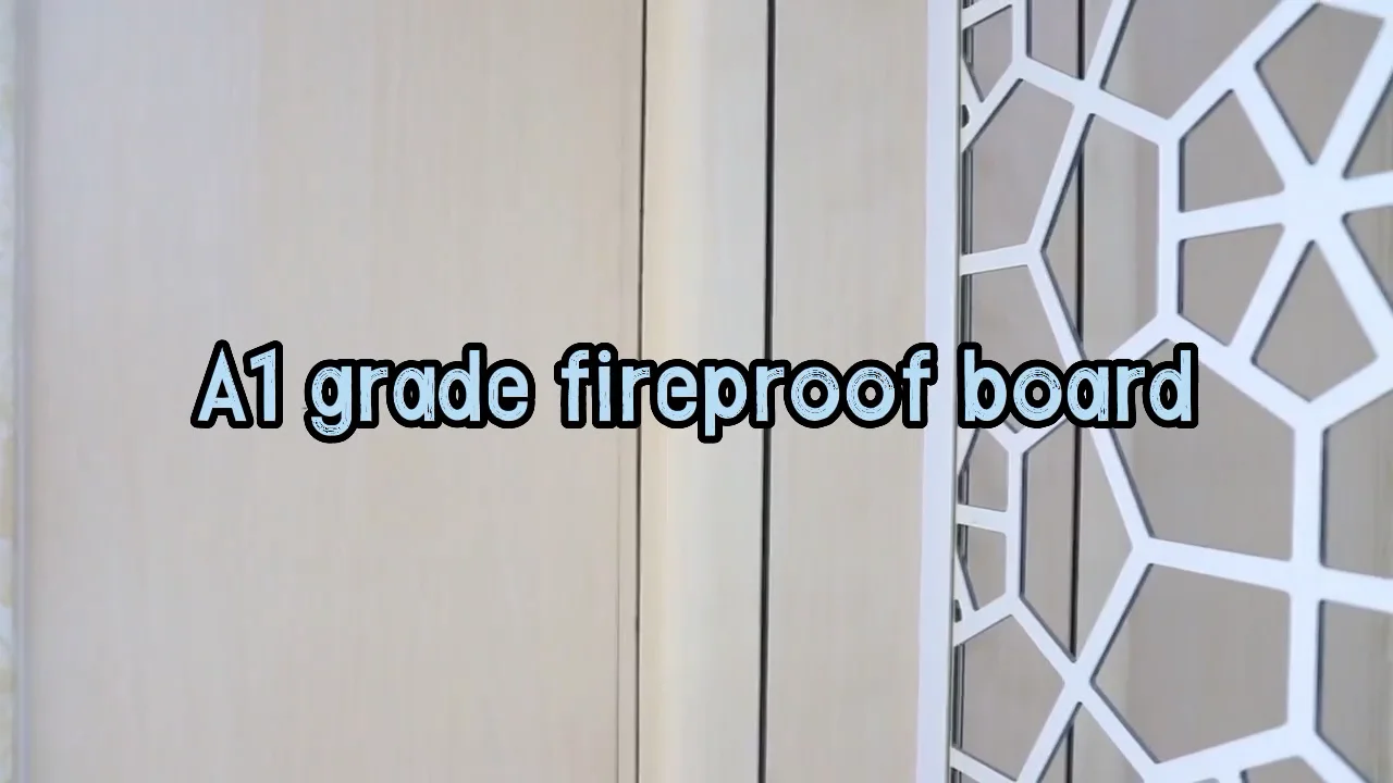 Luxury 8x4 Interior Dust Free Class A Grade Fireproof Wooden Wall ...
