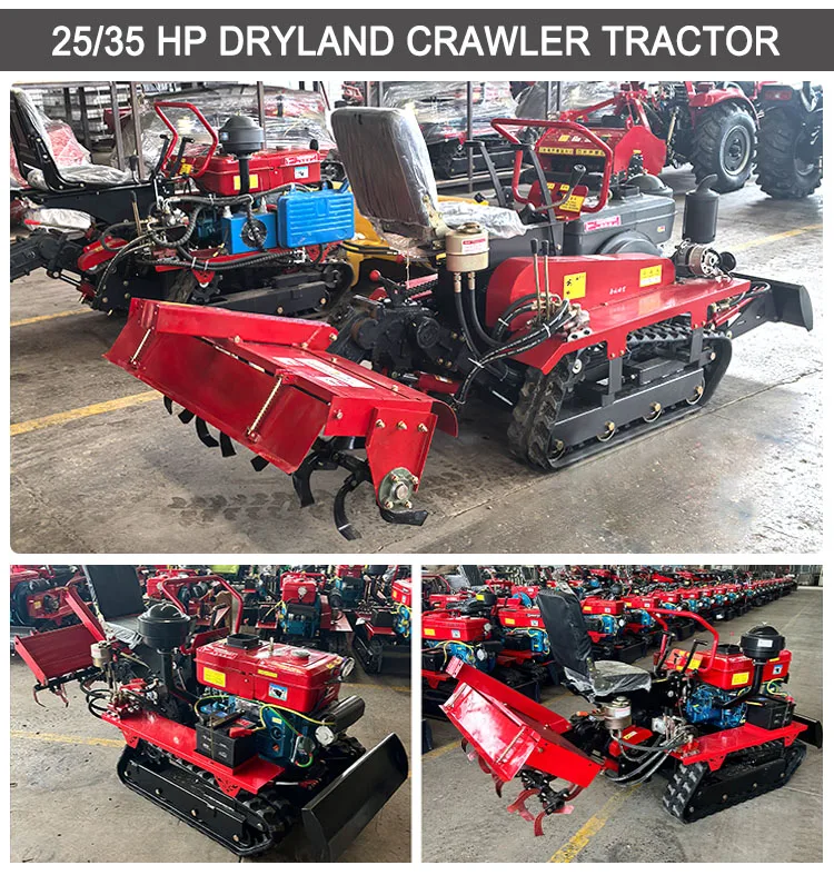 Crawler Rotary Tiller 25hp 35hp - Efficient Farm Equipment