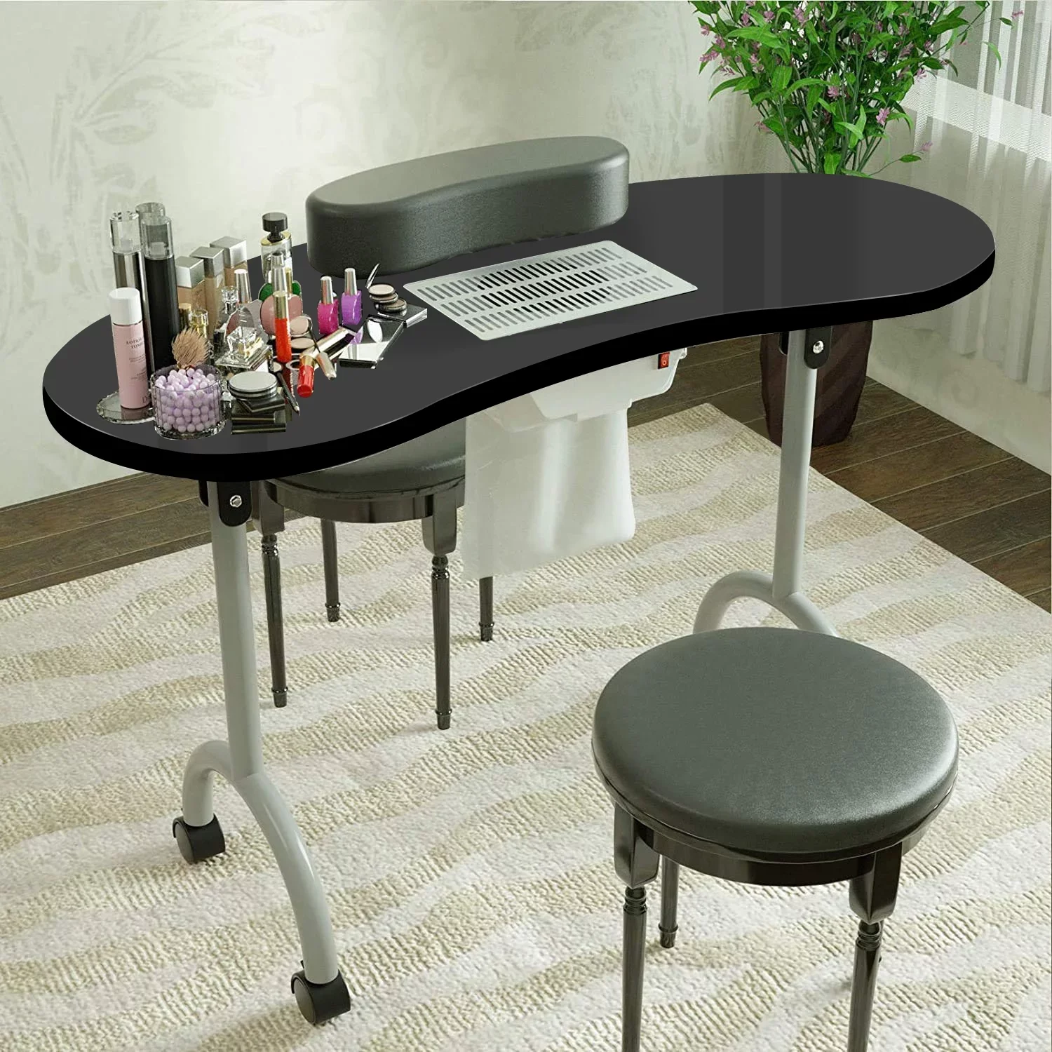 Hidi Manicura Salon Use Profesional Multi-purpose Movable Portable Pink ...