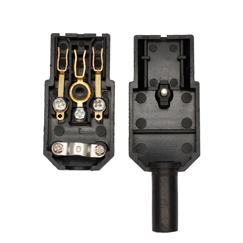 High Quality 10A Detachable Assembly Wiring Cord Power Plug