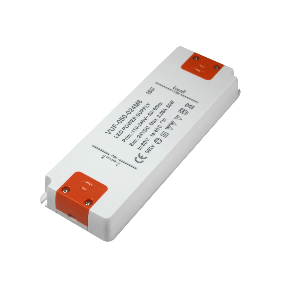Constant Voltage 24vdc 2 Amp Led Driver 110v 230v Ac Slim Led Drivers ...