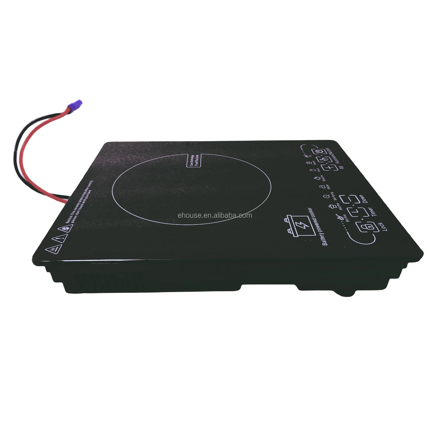 24V/48V DC Portable Induction Cooker for RV, Car, and Outdoor Use ...