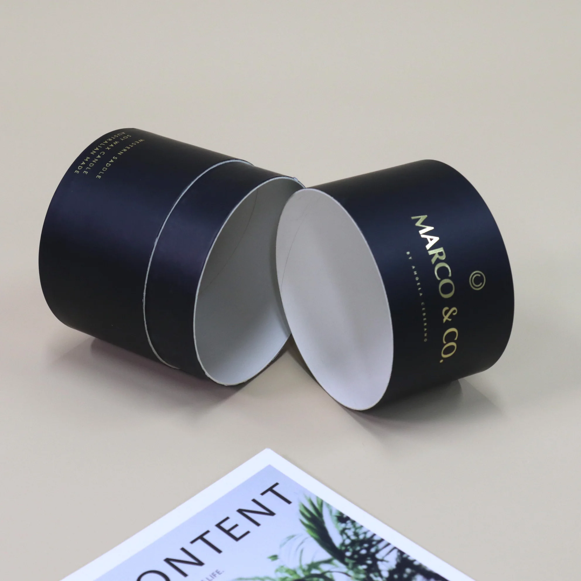 High Quality Eco-friendly Printing Biodegradable Kraft Round ...