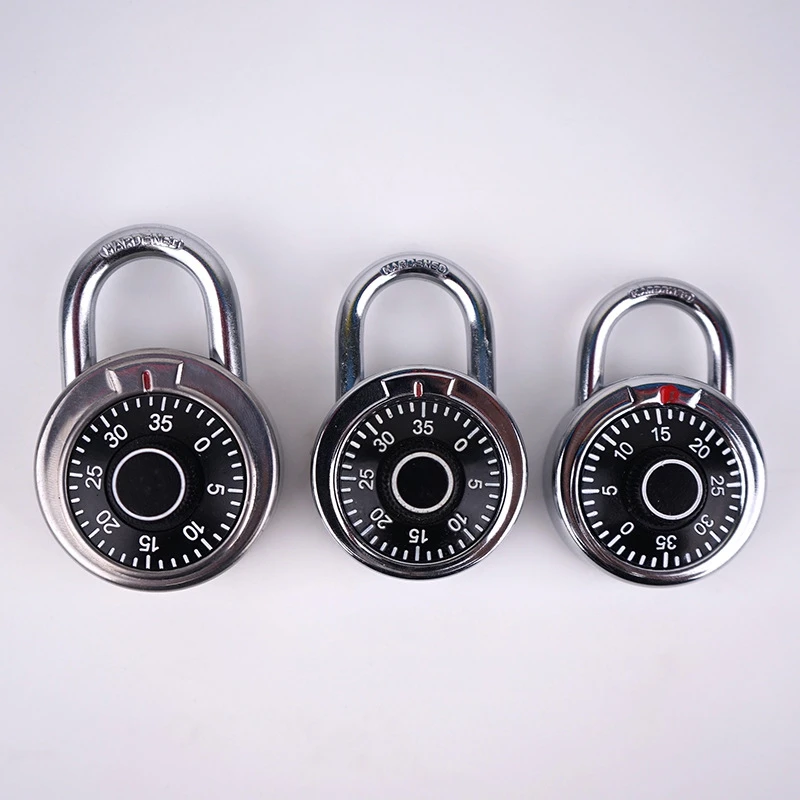 Rotary Padlock Digit Combination Code Digital Lock Door Digital Safe ...