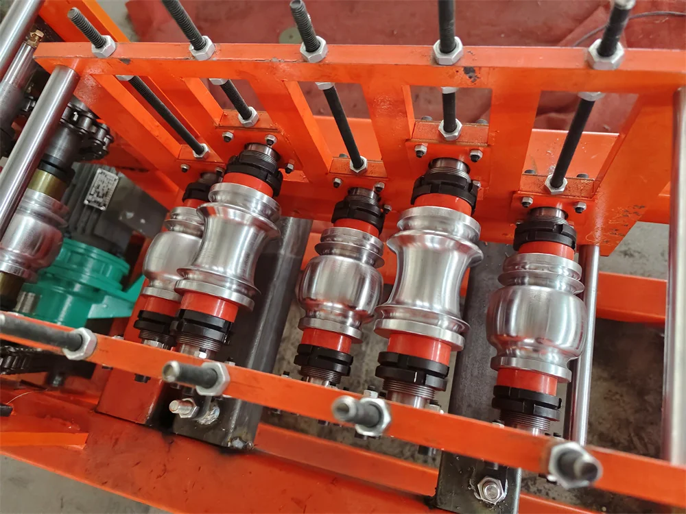 Metal Roller Shutter Door Steel Frame Purlin Profiled Making Machines Guide Rails Roll Forming ...