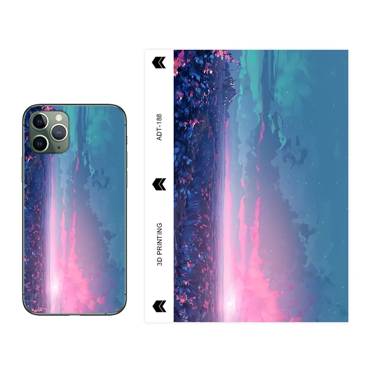 Transparent Back Sticker Film Mobile Phone Laminate Pvc 3d Relief ...