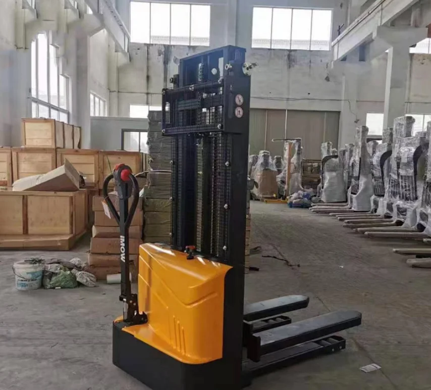 2ton Electric Self Loading Stacker 1500kg 2000lbs Rough Terrain 5m ...