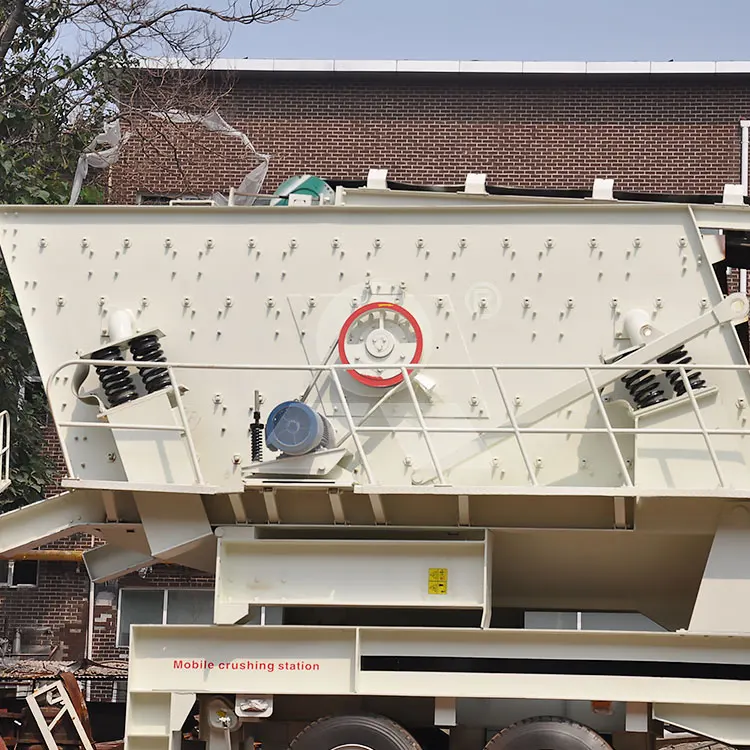 Mobile Silica Sand Vibrating Screen Machines for Quarry