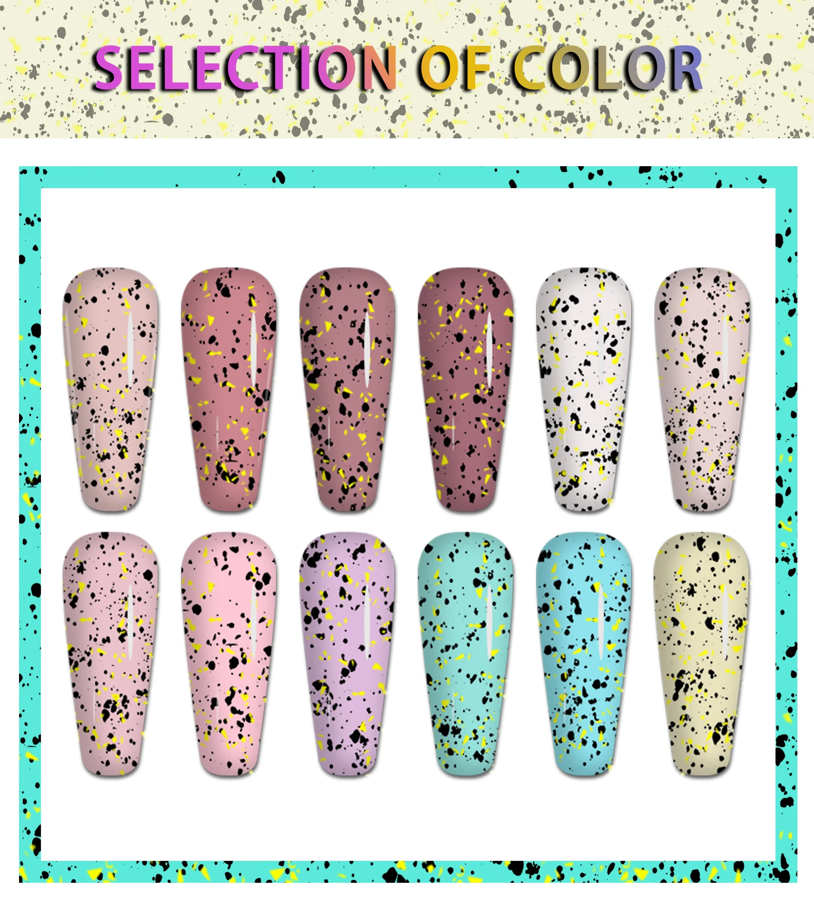 HS Private Label Uv Gel Nail Polish Hot Sale Viscosity Thick Glitter ...