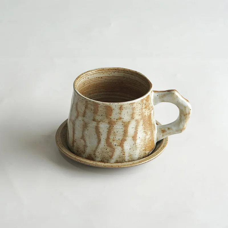 310ml/10oz Japanese-style Vintage Handmade Ceramic Coffee Mug Stoneware ...