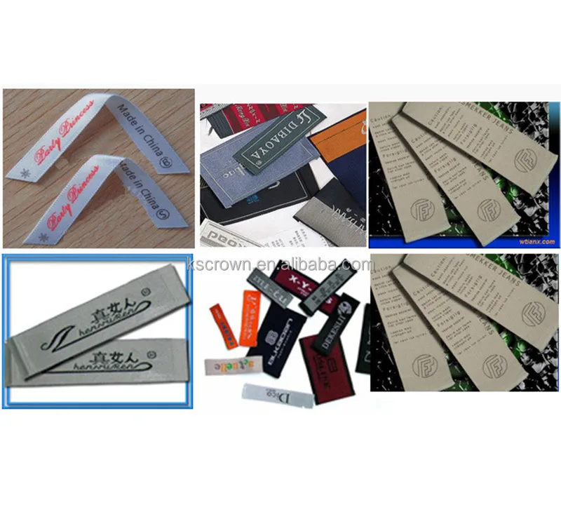 Automatic Garment Wash Care Label Center Fold Ultrasonic Label Cutting ...