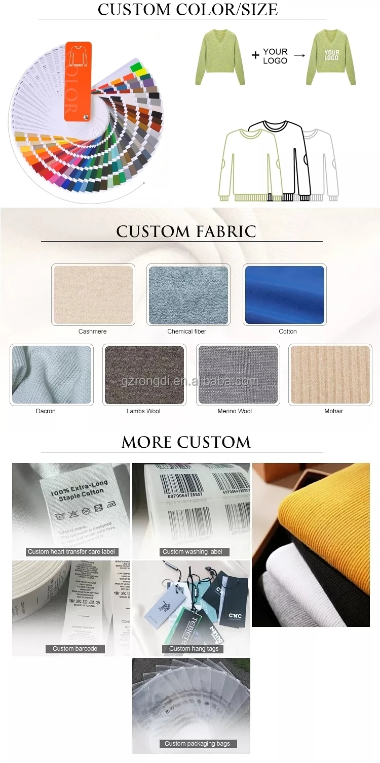 Custom Hand Knit Color Blocking Rainbow Coat Casual Long Sleeve Cardigan Sweaters Women Knit ...